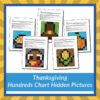 Thanksgiving Hundreds Chart Hidden Pictures - Gift of Curiosity