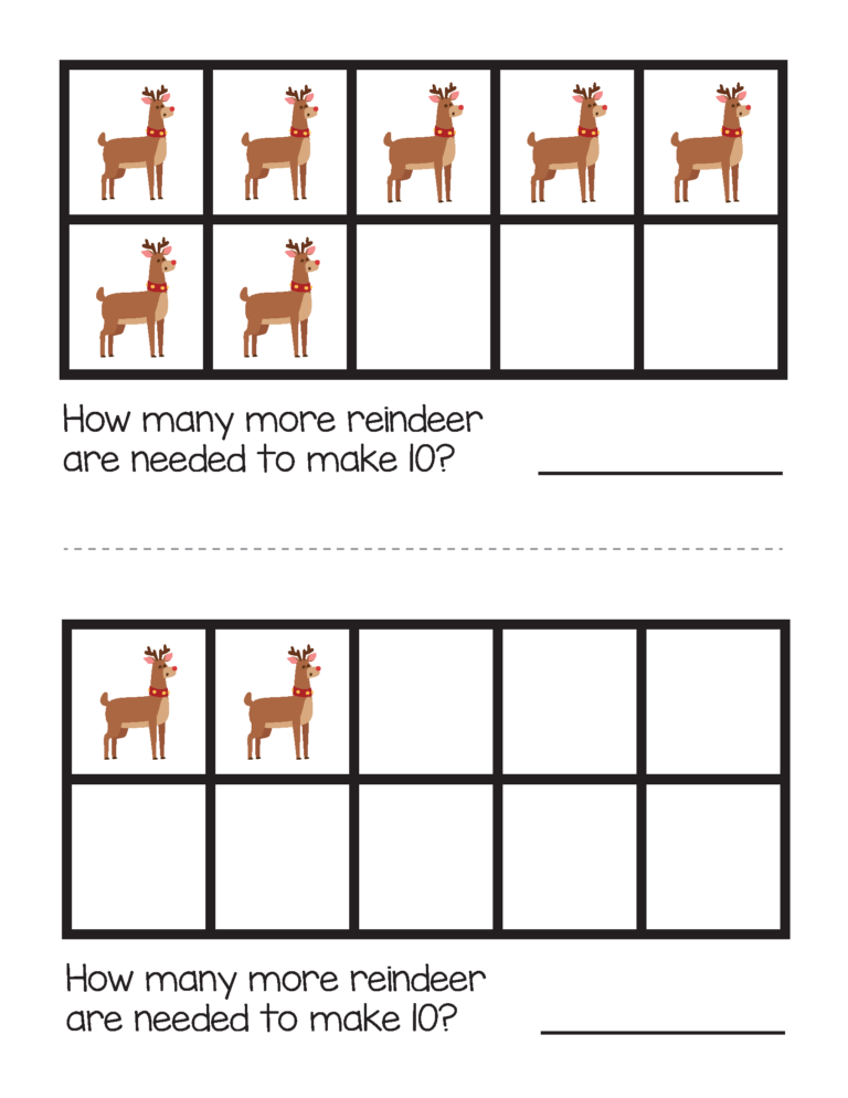 Christmas How Many to 10? - Gift of Curiosity