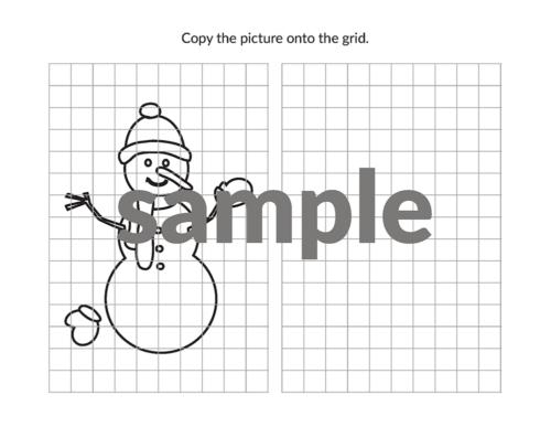 Snowman Drawing Pages - Gift of Curiosity